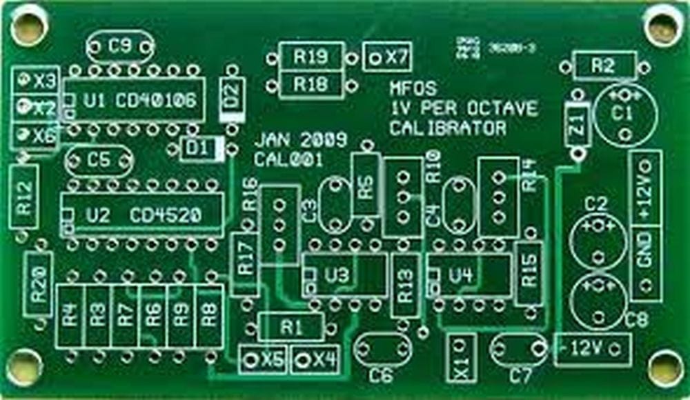 MFOS 1V per Octave Calibrator Bare PCB - synthCube