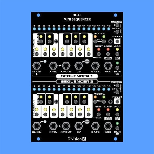 Division 6 Dual Mini Sequencer - synthCube