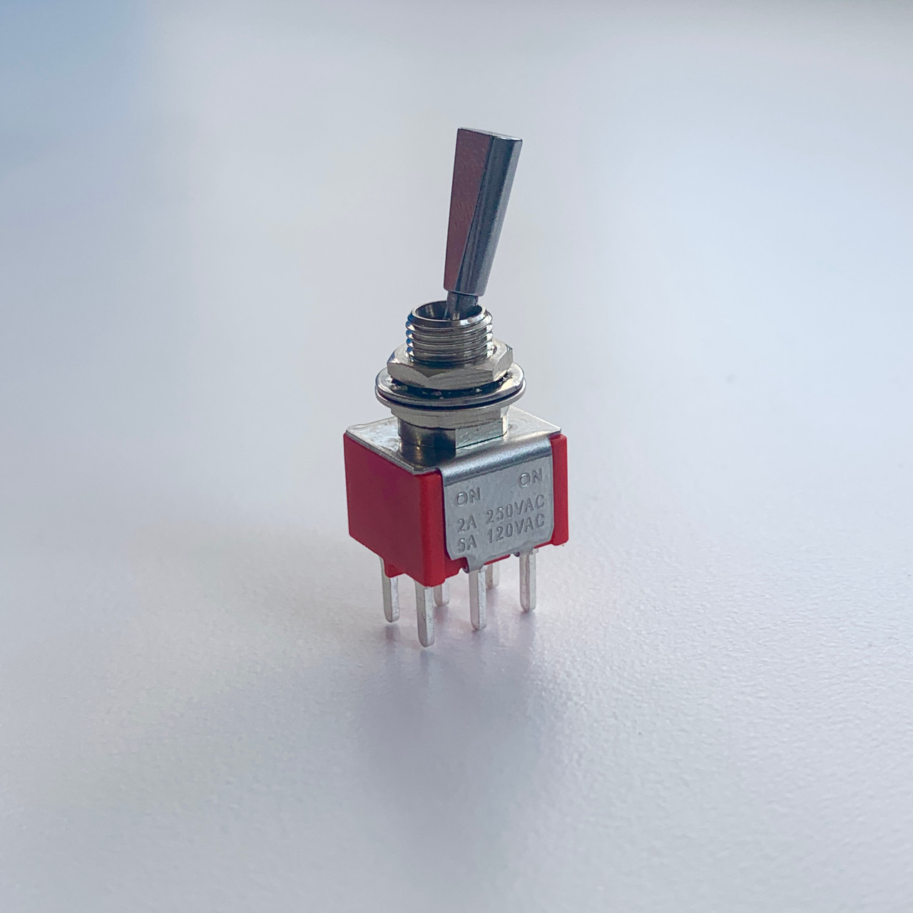 Mini Toggle PC Pin DPDT ON-ON PADDLE