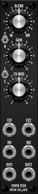 MOTM-190 Dual VCA + Ring Modulator - synthCube