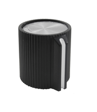 Knurled Silver Center, Colors For Knurled Shaft - synthCube