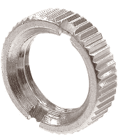 Round Knurled Nut Zinc 3.5mm Audio Jack QP - synthCube