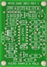 MFOS Micro Sample and Hold Synth Module Bare PCB - synthCube