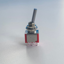 Mini Toggle Lug DPDT ON-ON PADDLE