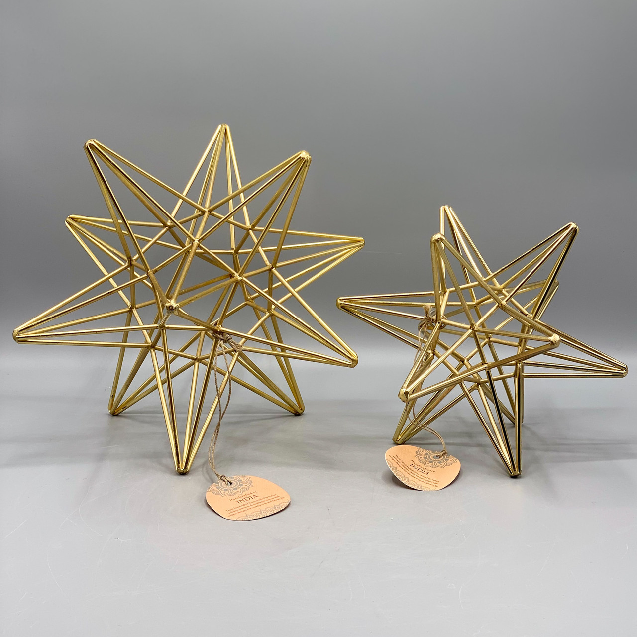 Metal Gold Star Sculpture - Ocean Springs Mercantile
