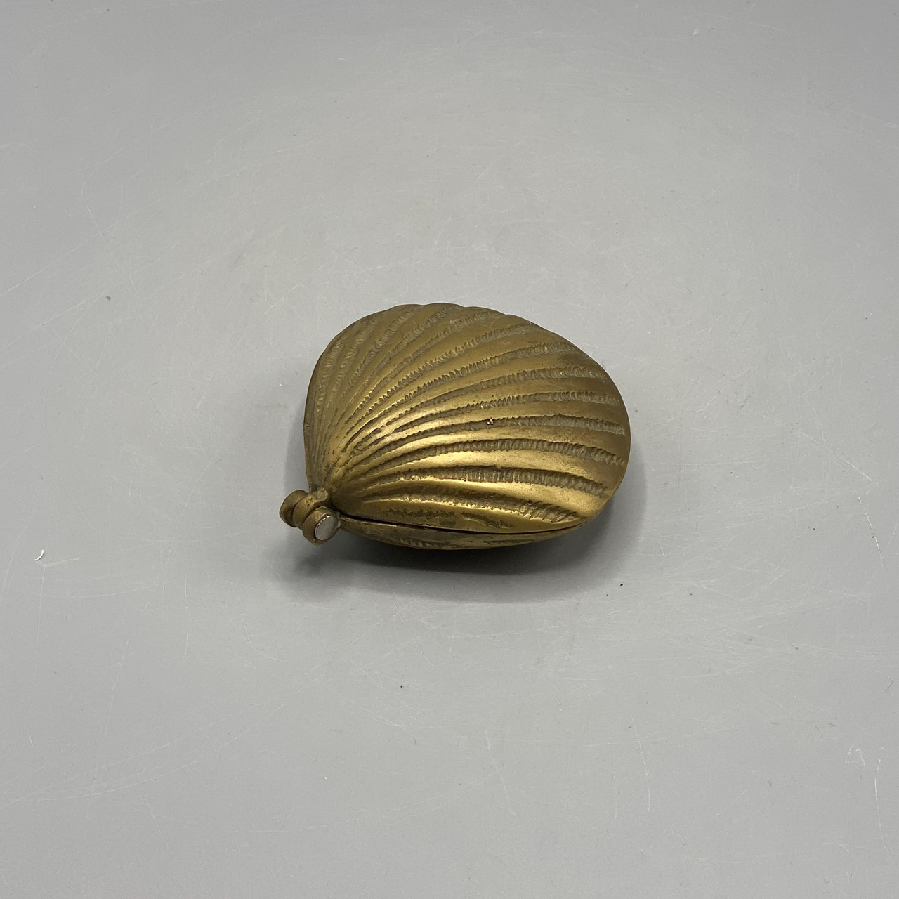 Small Brass Clamshell - Ocean Springs Mercantile