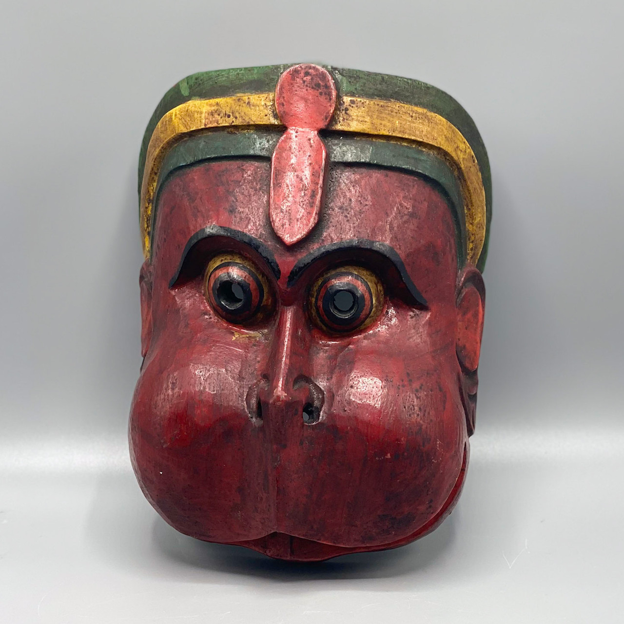 Vintage Carved Monkey Mask - Ocean Springs Mercantile