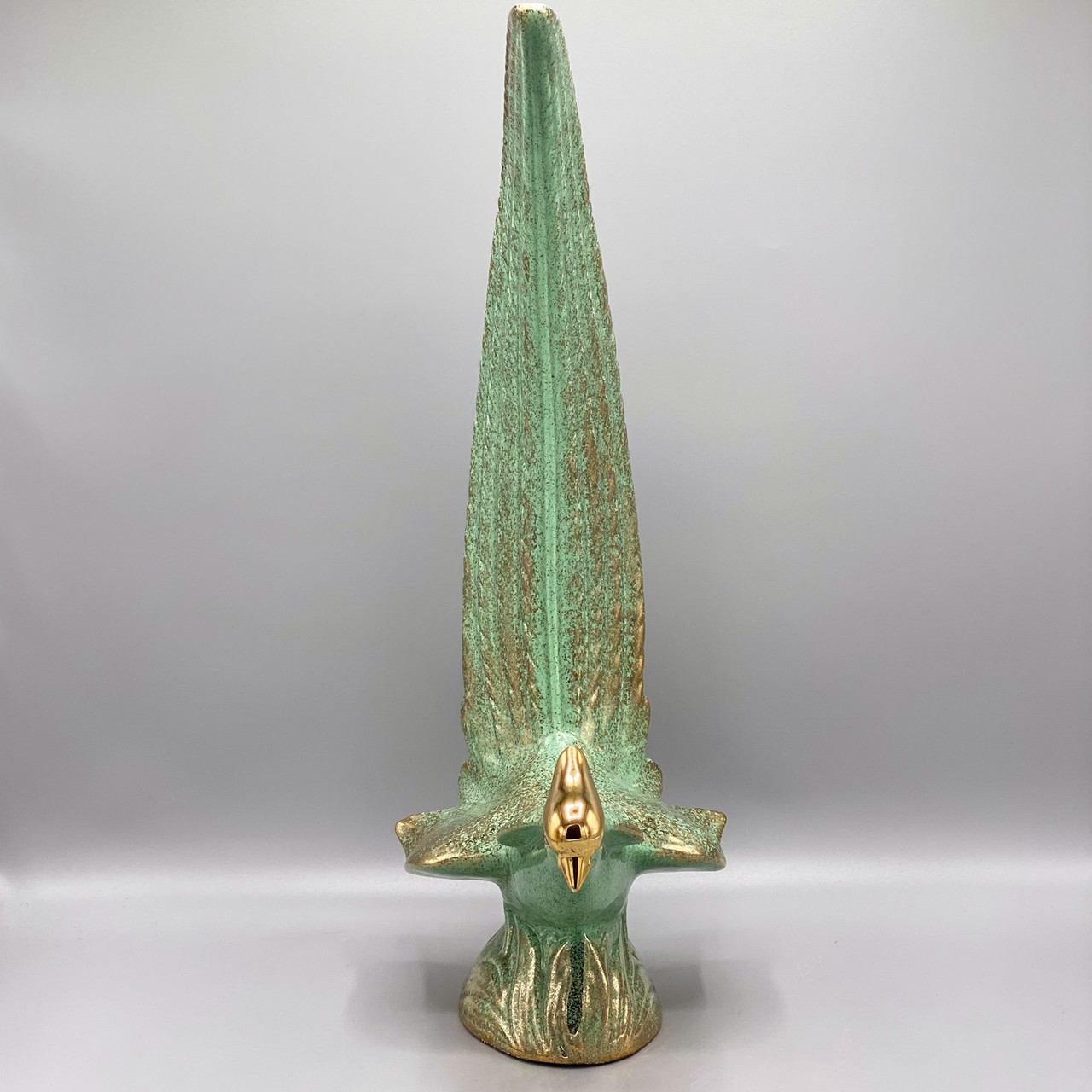 MCM Turquoise & Gold Bird - Ocean Springs Mercantile