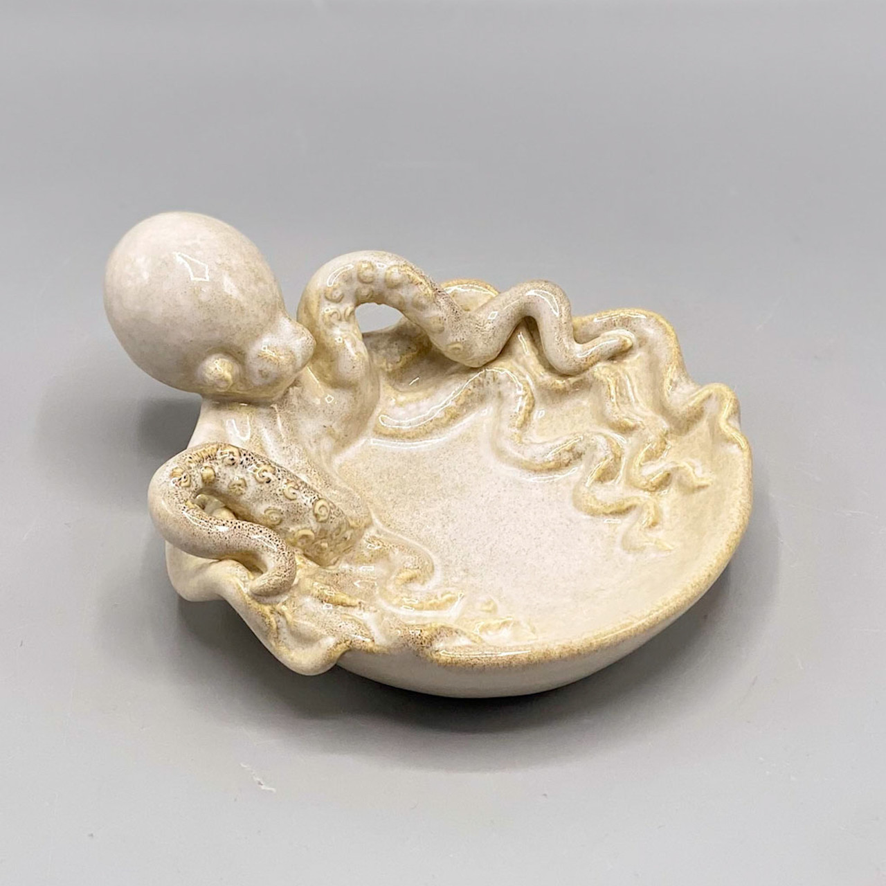 Stoneware Octopus Dish - Ocean Springs Mercantile