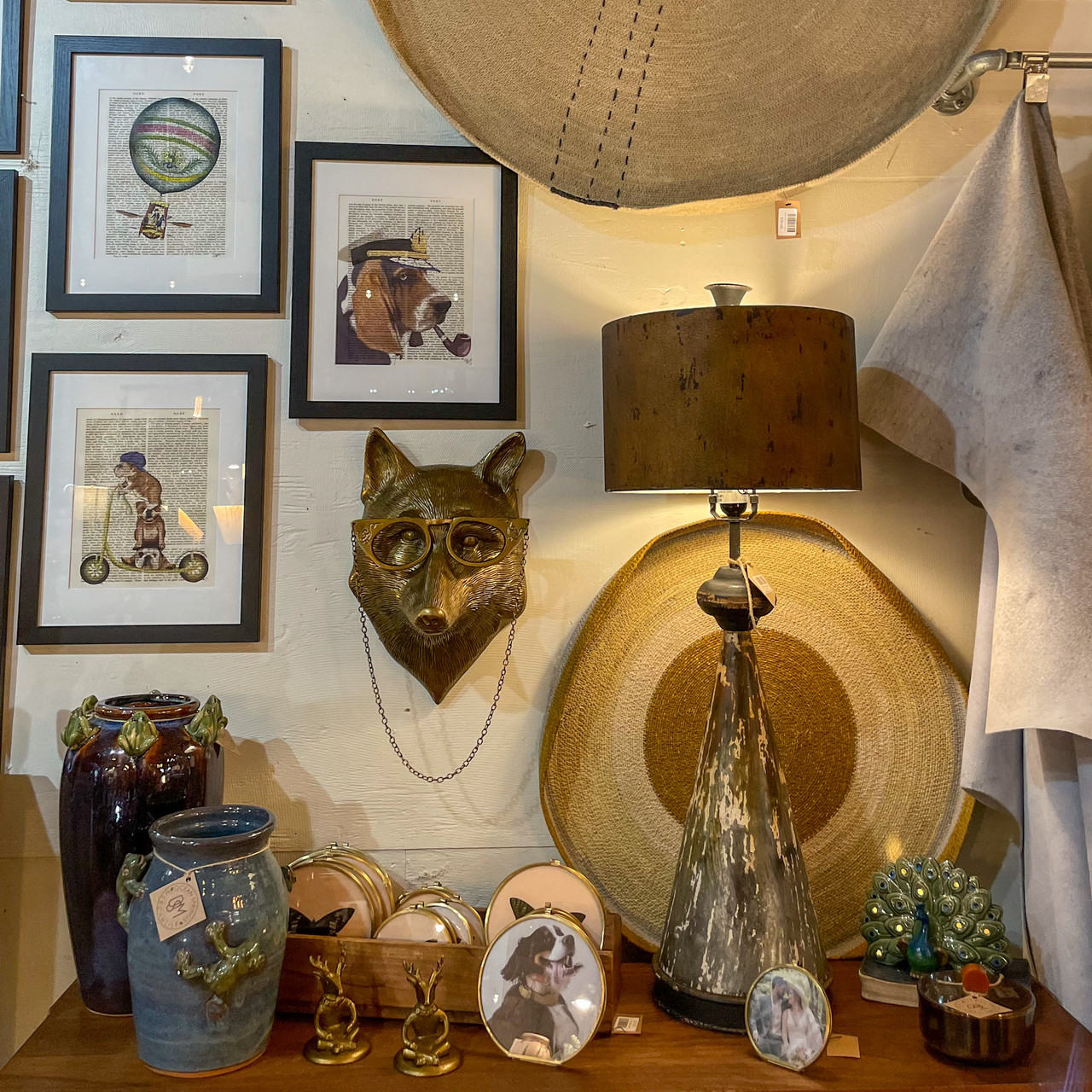 Eloise Fox Wall Mount - Ocean Springs Mercantile