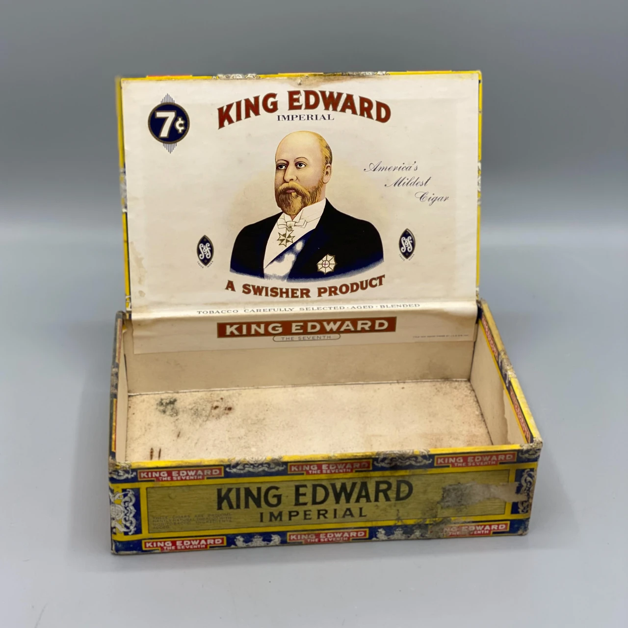 Vintage King Edward Cigar Box - Ocean Springs Mercantile