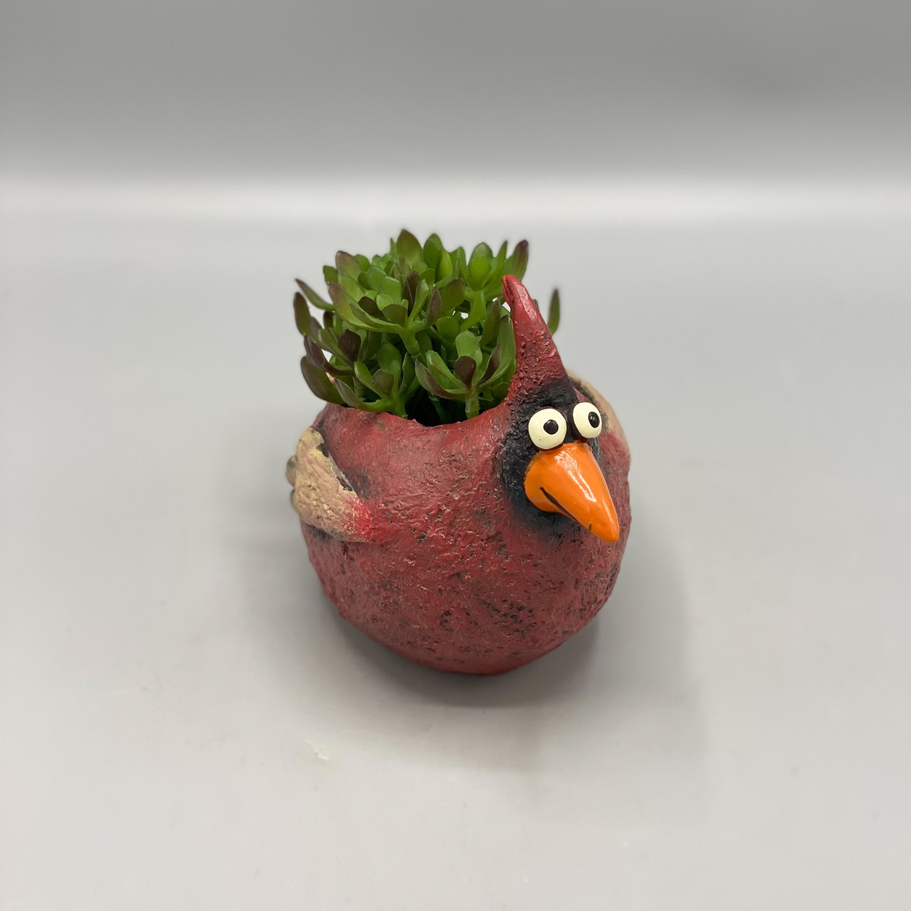 Red Cardinal Bird Planter - Ocean Springs Mercantile