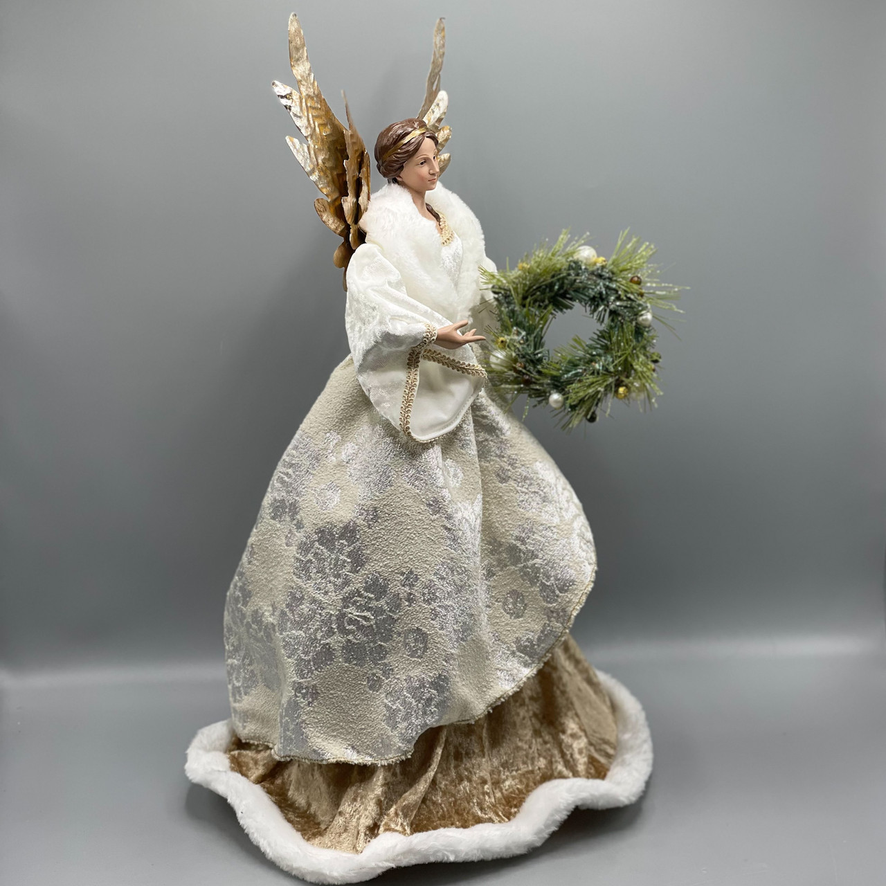Tall Angel Figurine/Tree Topper - Ocean Springs Mercantile