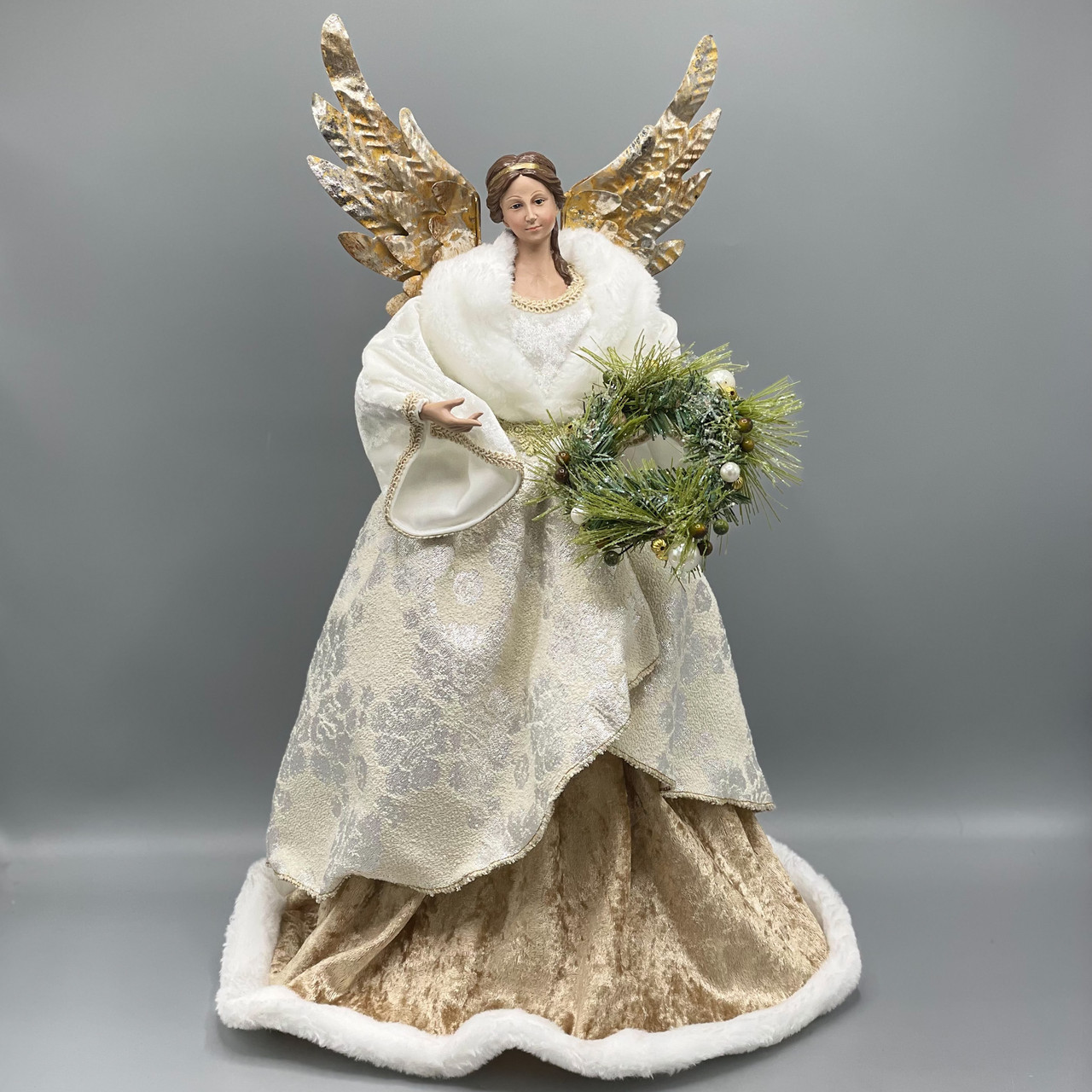 Tall Angel Figurine/Tree Topper - Ocean Springs Mercantile