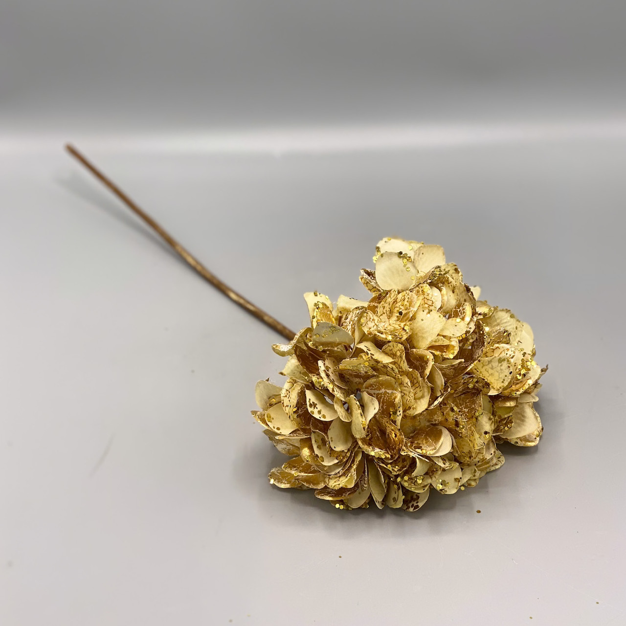 Metallic Gold Hydrangea Stem - Ocean Springs Mercantile
