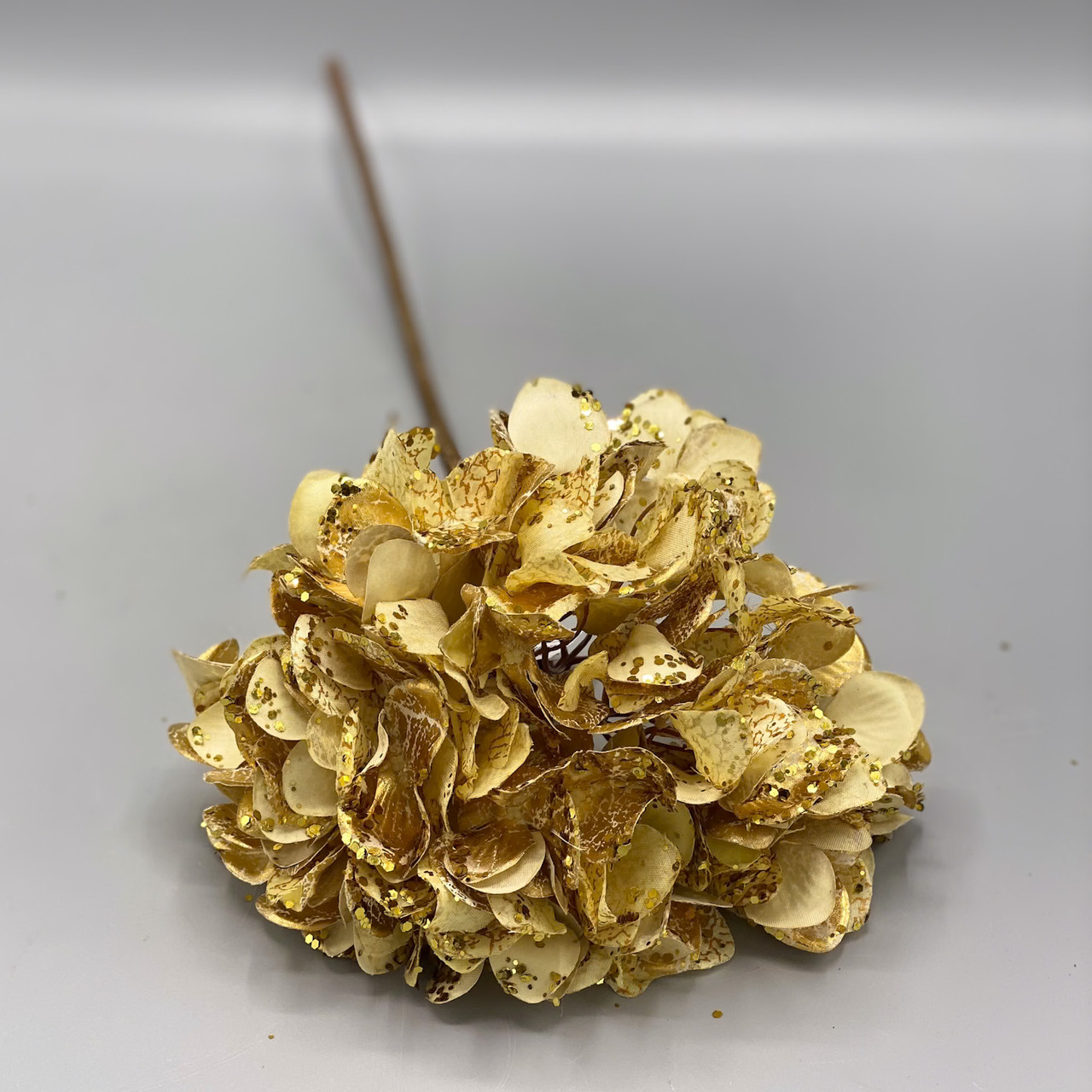Metallic Gold Hydrangea Stem - Ocean Springs Mercantile