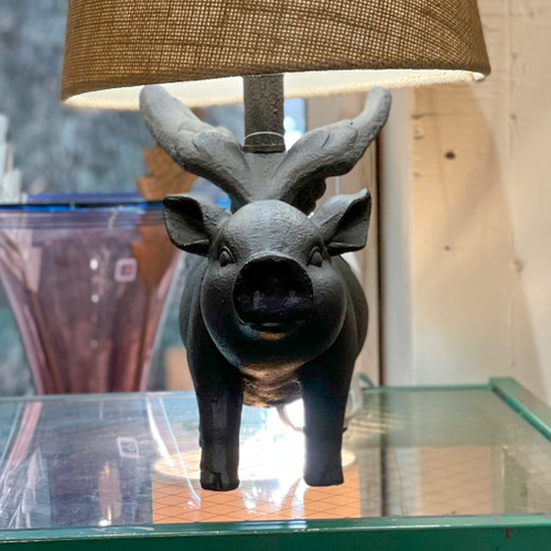 Flying Pig Table Lamp - Ocean Springs Mercantile