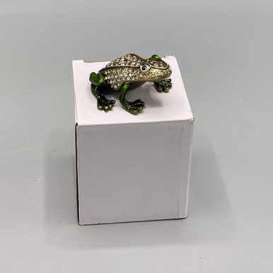 Jeweled Frog Box - Ocean Springs Mercantile