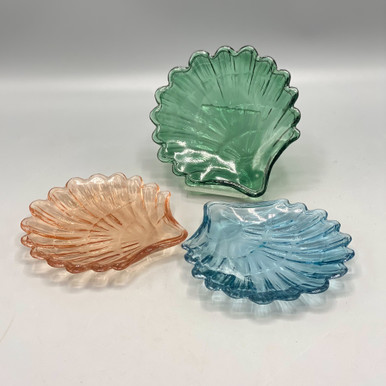 Glass Scallop Shell Bowl - Ocean Springs Mercantile