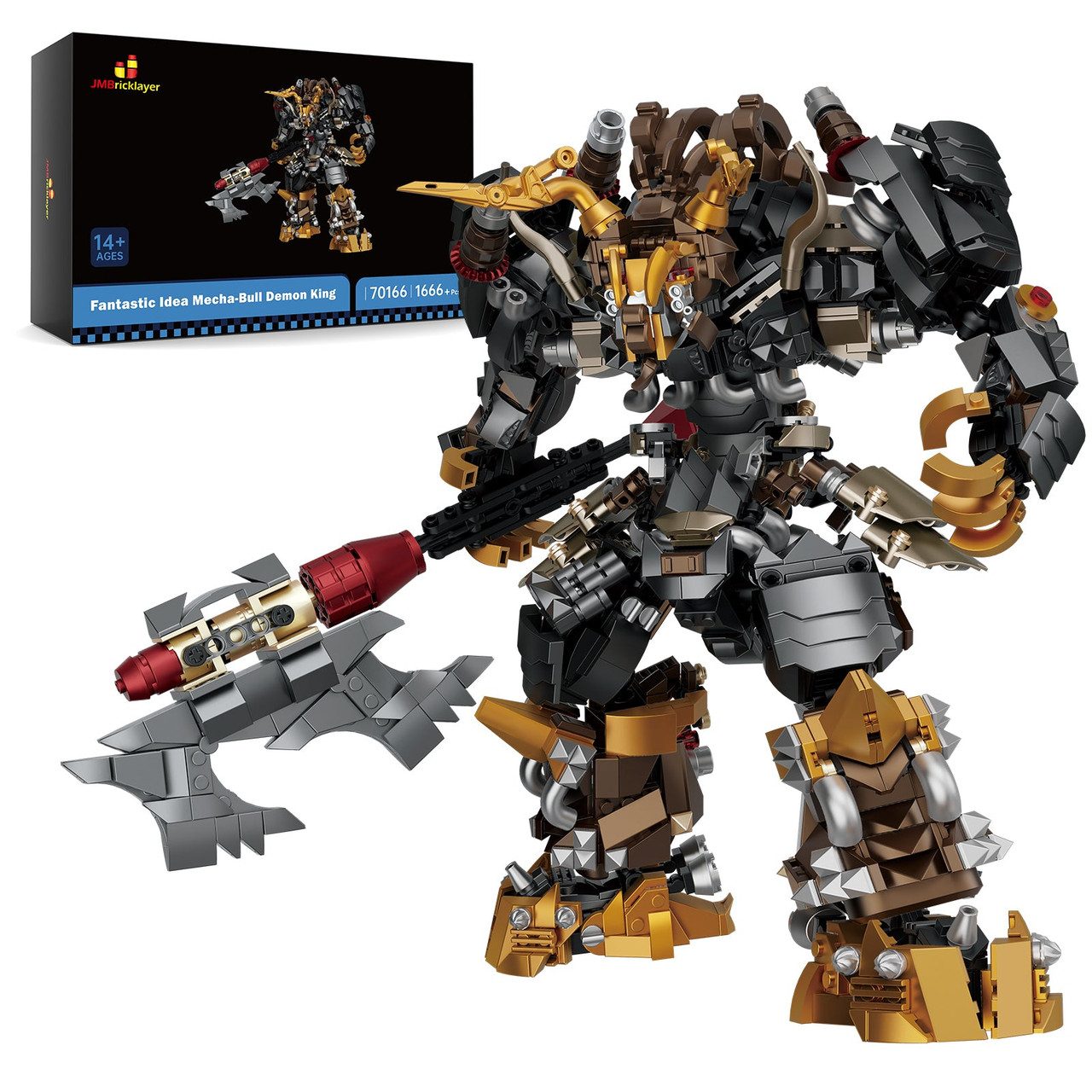 JMBricklayer Mecha-Bull Demon King Robot Building Set 70166