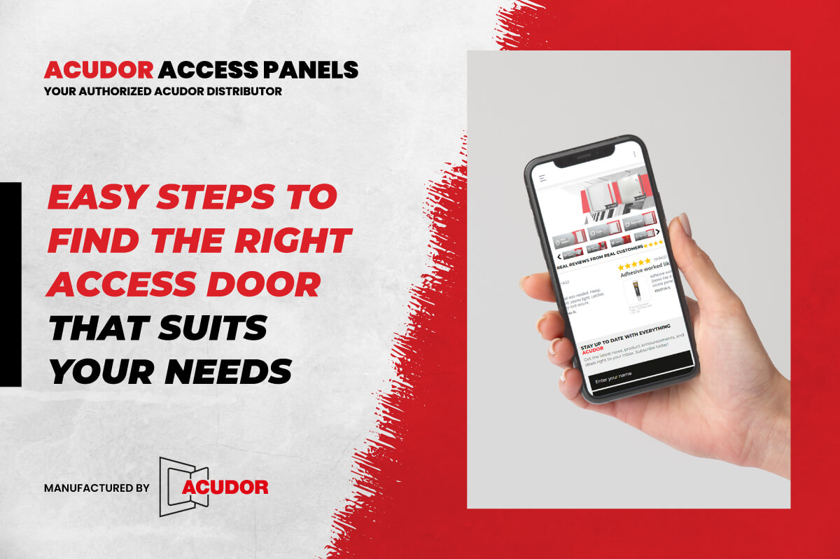 Easy Steps to Find the Right Access Door That Suits Your Needs - Acudor ...