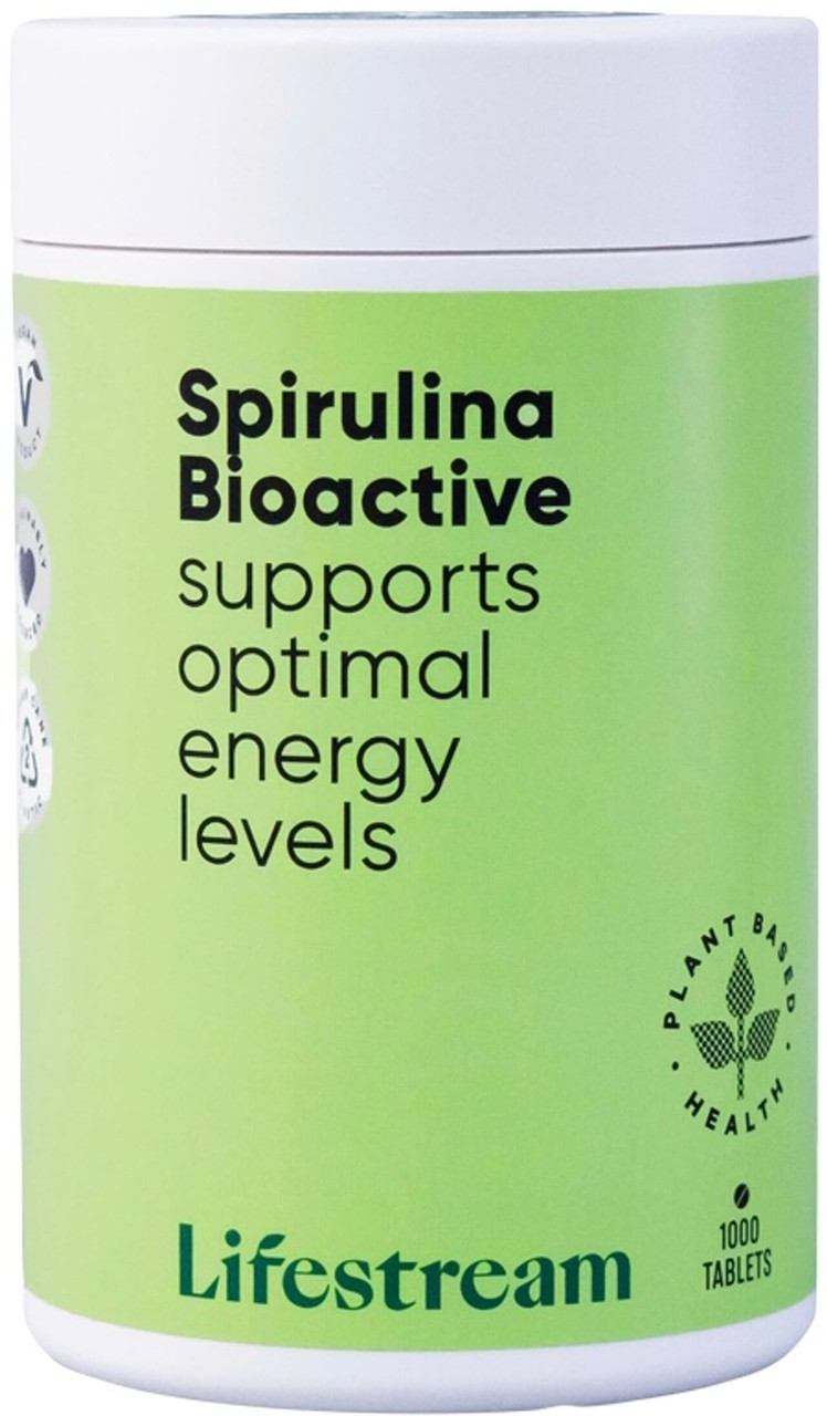 Lifestream Spirulina Bioactive 1000 Tabs - Holistic Health and Beauty Shop
