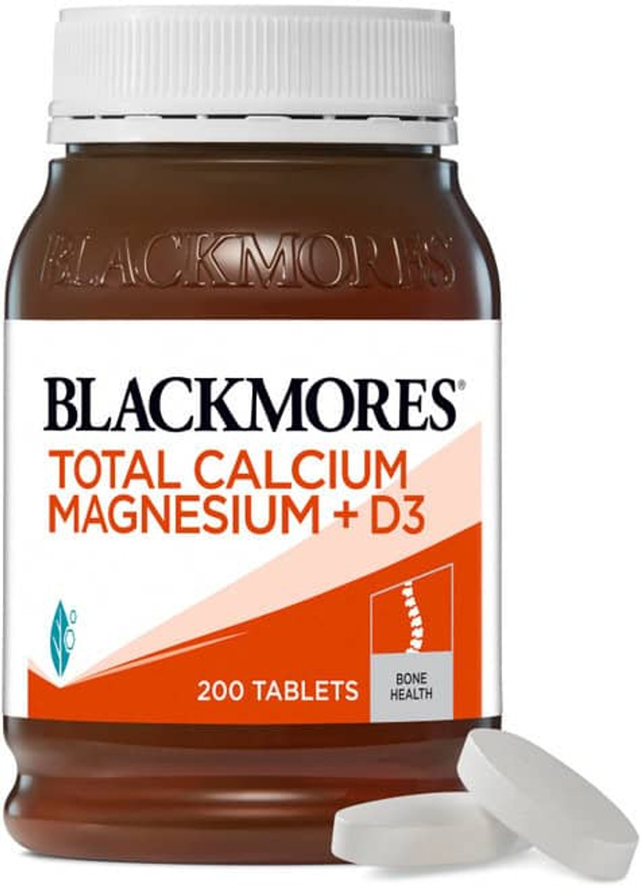 Blackmores Total Calcium Plus Magnesium 200 Tablets - Holistic Health ...
