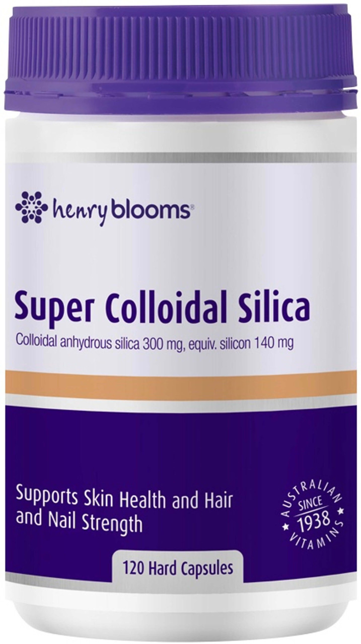Blooms Super Colloidal Silica 120 Caps - Holistic Health and Beauty Shop