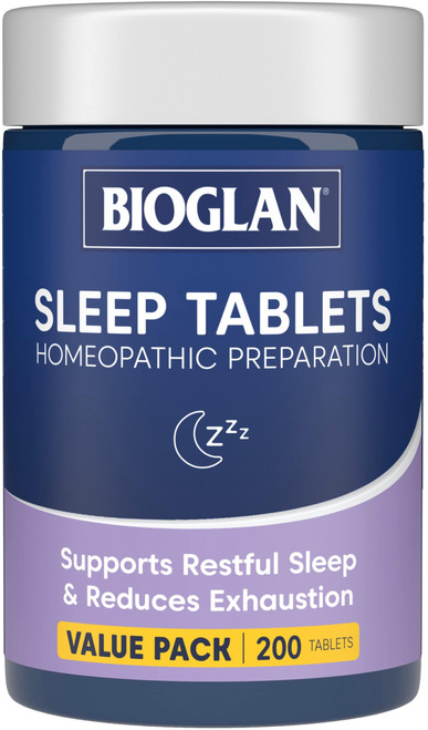 Bioglan Sleep Tablets 200 Tabs x 3 Pack - Holistic Health and Beauty Shop