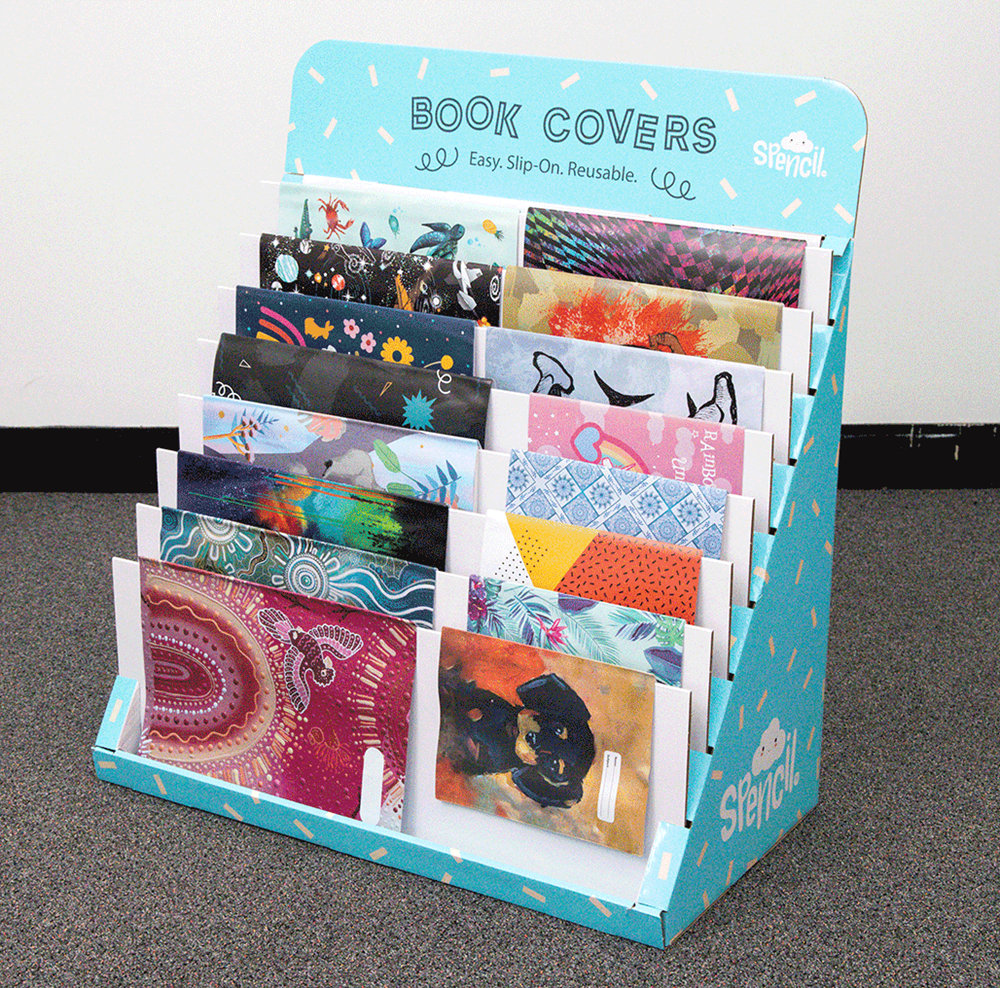 Book Cover Display Unit - Spencil Stockists