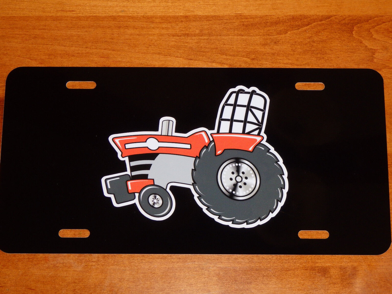 MF Massey Ferguson PULLER Tractor LICENSE PLATE on BLACK or WHITE ...