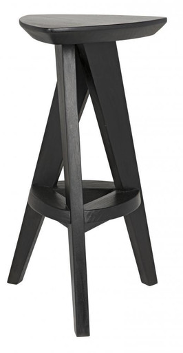 Twist Counter Stool, Black Charcoal, 26.5"H AE-17CHBS, Noir AE-17CHBS ...
