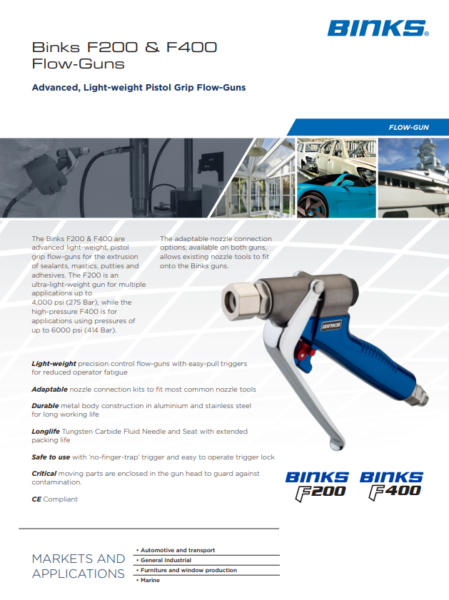 Binks Extrusion Gun Manuals - Binks Manuals Archive by CET