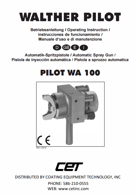 Walther Pilot WA 100 Manual - Download Now (PILOT WA 100 MANUAL)