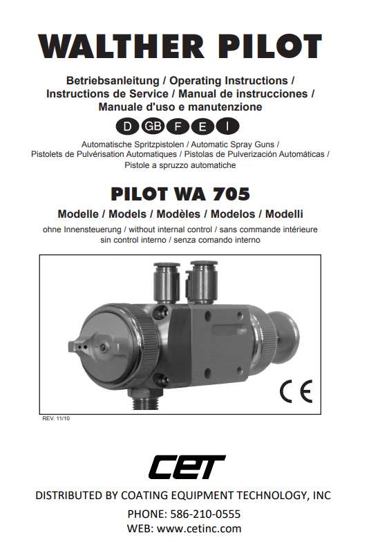 Walther Pilot WA 705 Manual - Download Now (WA 705 MANUAL)