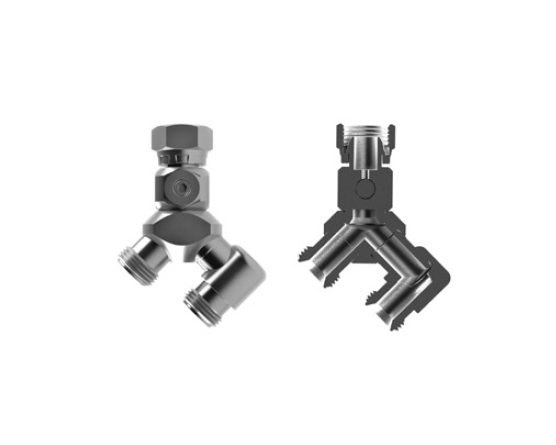 Hosco Restrictor, Externally Adjustable, 3/8 NPS (F) x 1/4 NPS (M)