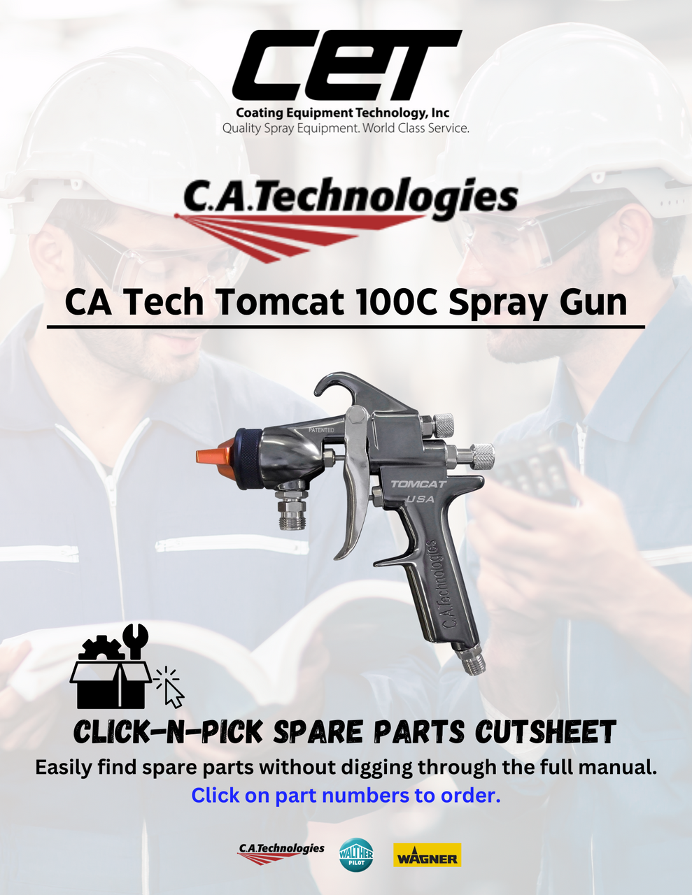 CA Tech Tomcat 100C Spray Gun Manual - Download Now (CAT TOMCAT 100C ...