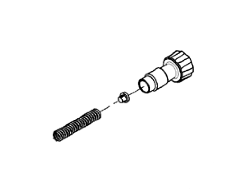 Fluid Adjusting Knob, Spring and Pad Kit