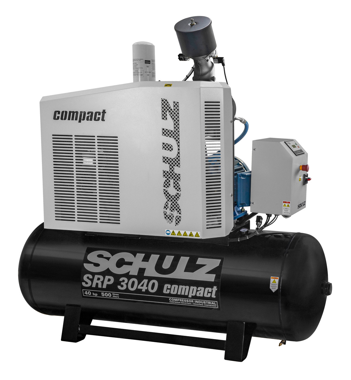 Schulz 40 HP Rotary Screw Air Compressor | 89 CFM 460V