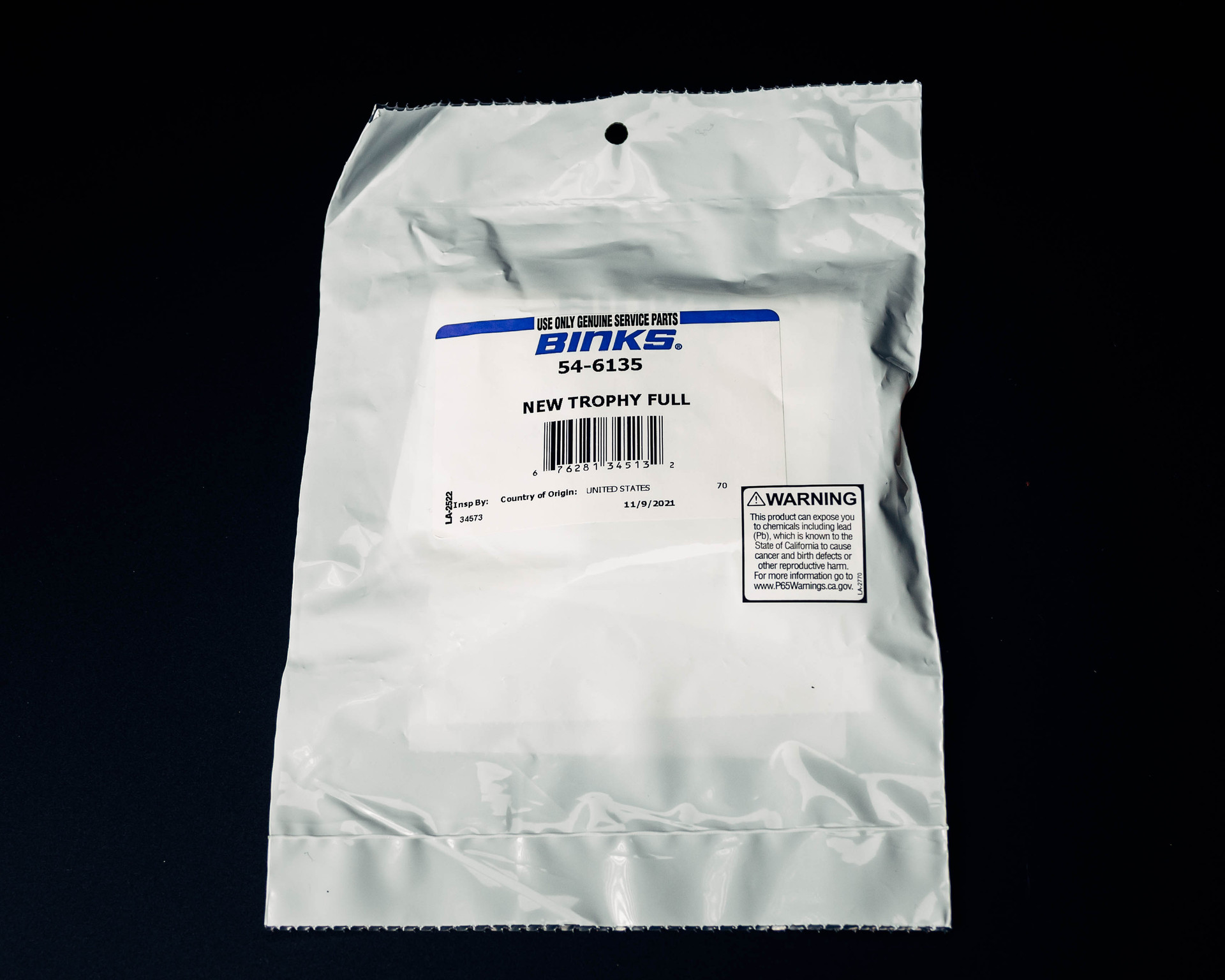 Binks Trophy Full Needle and Air Valve Kit (54-6135)