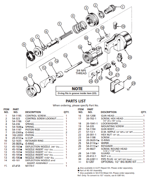 Binks Model 30 Automatic Glass Bead Gun