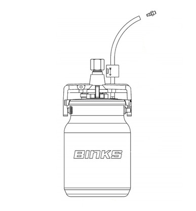 Binks 1 Quart Stainless Steel Cup Assembly | 80-510