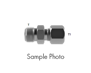 Hosco Tube Fitting 3/8" NPS(M) X 3/8" TF