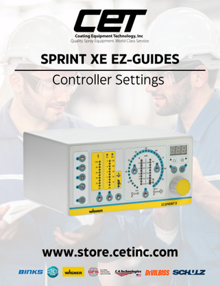 Wagner SPRINT Controller Settings Guide (SPRINT CONTROLLER GUIDE )