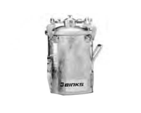 Binks 2 Gallon Solvent Saver Tank Assembly, Hose/Gun Cleaner