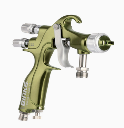 Binks Trophy Pressure Feed Spray Gun | LVMP, 1.00 mm Nozzle, 23-L Air Cap