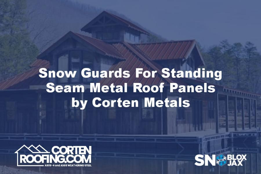 Snow Guards For Standing Seam Metal Roof Panels by Corten Metals ...