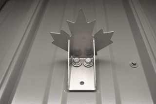 Stainless Steel Mill Finish (Maple Leaf) | Snow Guards