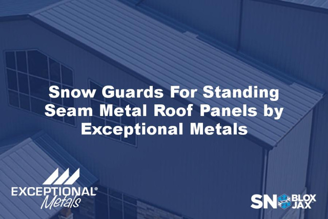 Snow Guards | Snow Retention Products | SnoBlox-Snojax
