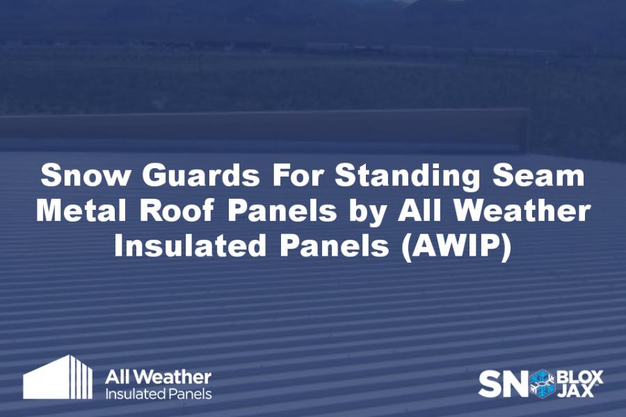 Snow Guards For Standing Seam Metal Roof Panels by All Weather ...